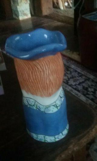 Susan Paley Ceramic Meg Lady Vase By Ganz Flowers Pen Pencils Holder ...