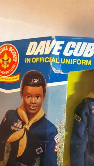 Boy Scouts Of America Vintage Dave Cub Scout Figure With Package Kenner ...