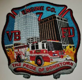 VIRGINIA BEACH FIRE DEPARTMENT STATION 1 ENGINE FIREBOAT PATCH VA ...