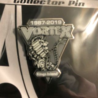 Kings Island Collector Pin The Vortex 1987 - 2019 In Package Roller ...