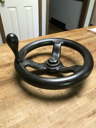 Vintage Cast Iron Metal Hand Crank 10” Handle Machine Industrial ...