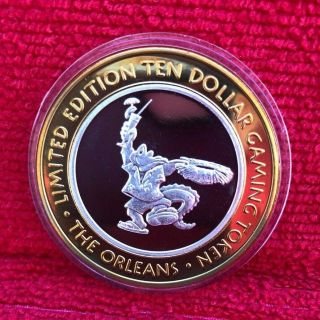 Orleans Alligator Slots Las Vegas Ten Dollar Casino Token. 999 Fine ...