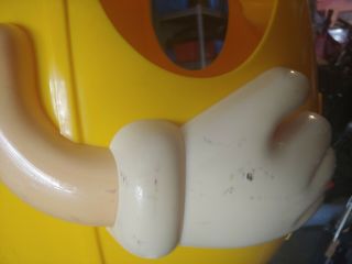 Yellow M&M Candy Character Store Display On Wheels | #25003423