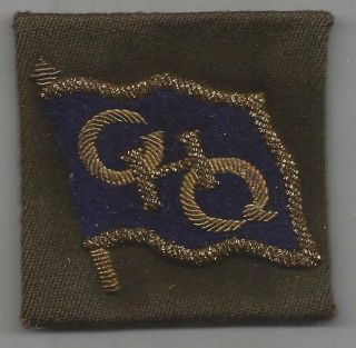 HTF Blue GHQ WW 2 US Army General Headquarters Pacific Patch Inv F650 ...