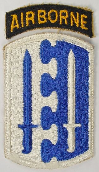 Rare Orig. WW2 US Army Devils Brigade FSSF Shoulder Patch From Class A ...