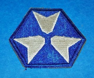 CUT - EDGE WW2 31st ARMY CORPS GHOST / PHANTOM UNIT PATCH | #873135