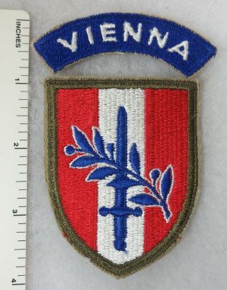 1940s US ARMY Post WW2 BERLIN GERMANY OCCUPATION PATCH BRANDENBURG GATE ...
