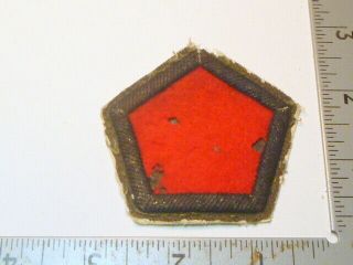 A Korean War U S Army 5th RCT Silver Bullion & Felt Patch | #25522595