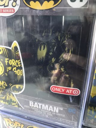 Target Exc Funko Pop Batman Art Series Complete Set Of 4 | #25659165