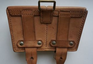 SOVIET - RUSSIAN USSR RKKA Red Army Mosin - Nagant Leather Ammo Pouch ...