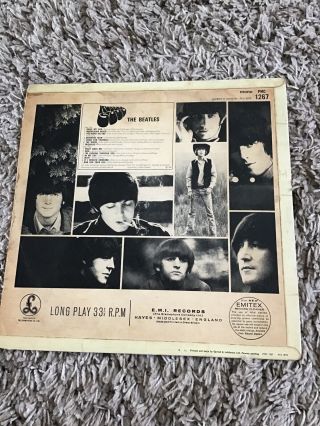 Rubber Soul The Beatles Vinyl LP Parlophone Mono PMC 1267 1st Pressing ...