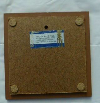 SEA OTTER CERAMIC TILE HOT PLATE HAND PAINTED | #25916693