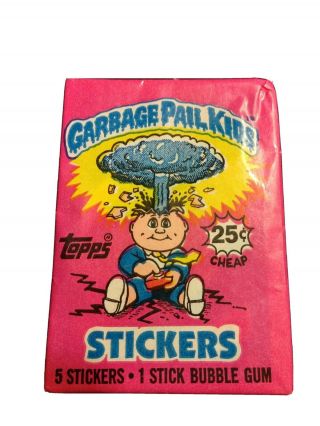 1988 Australia Garbage Pail Kids Series 1 Pack The Garbage Gang V Rare ...