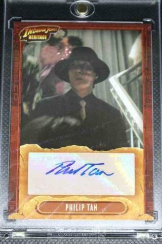 2008 Indiana Jones Heritage Autograph JULIAN GLOVER As Walter Donovan ...