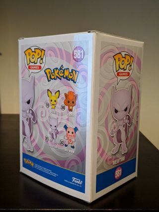 Funko Pop Games 581 Mewtwo Flocked SDCC 2020 Shared Exclusive IN HAND ...