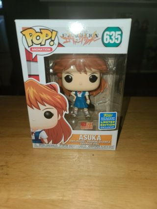 Asuka Neon Genesis Evangelion Funko POP OFFICIAL SDCC 2019 Sticker ...