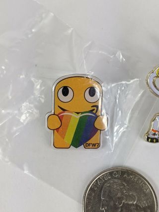Amazon Pride Peccy Pin And Pokemon Pin Combo With Extra Rubber Back ...