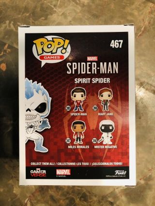Funko Pop Games Marvel Spiderman Spirit Spider 467 | #26321096