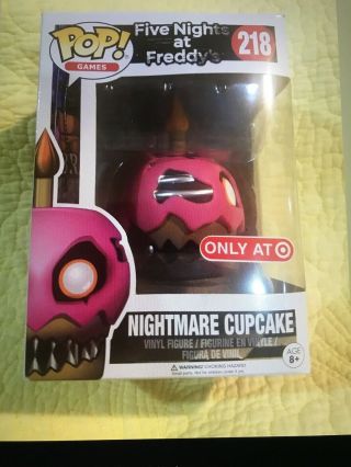 Funko Pop Nightmare Cupcake 218 Target Exclusive Five Nights At Freddy ...