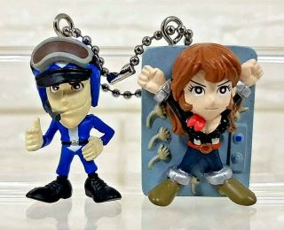 4 LUPIN THE THIRD FUJIKO MINE FIGURE KEYCHAIN KEY RING HOLDER BANPRESTO ...