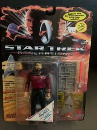 Star Trek Generations Lieutenant Commander William Riker (1994 ...