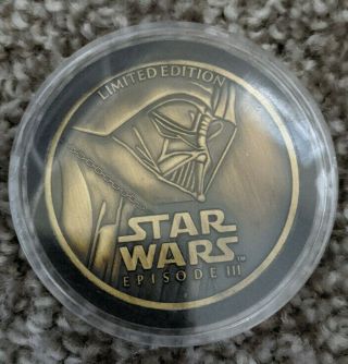 2005 Limited Edition Star Wars Episode III Revenge Of The Sith Coin In ...