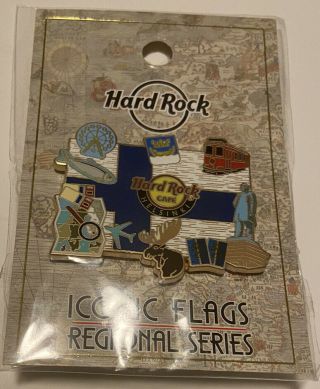 Hard Rock Cafe BARCELONA ICONIC FLAGS REGIONAL SERIES EUROPE 2019 Pin ...