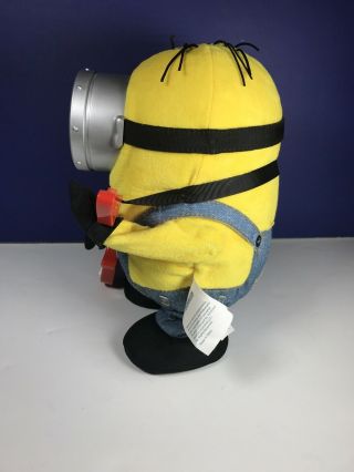 Despicable Me Minions Rock N Roll Stuart Singing Dancing Plush Toy W ...