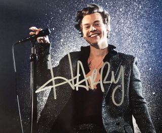 Harry Styles One Direction 8x10 Signed Photo Autograph Picture | #35001334