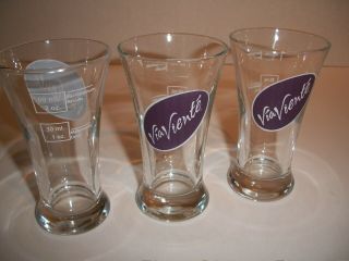 Set Of 3 Via Viente Double Shot Glasses Maintenance Dose Optimum ...