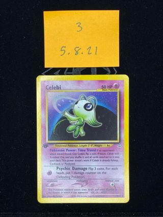 Pokemon 3/64 Celebi Neo Revelation Holo Rare B | #58260166