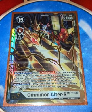 Digimon English TCG Omnimon Alter - S Rare | #58660677